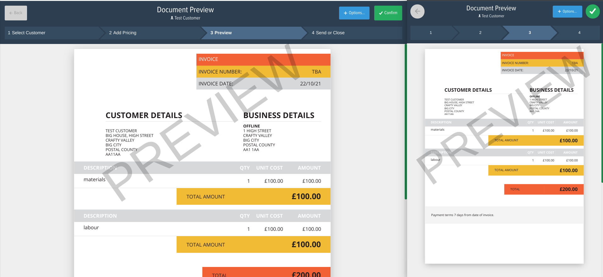 Adding Multiple Priced Items to a Quote or Invoice in Projects