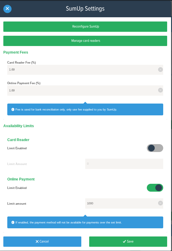 SumUp Card Reader Setup & Troubleshooting